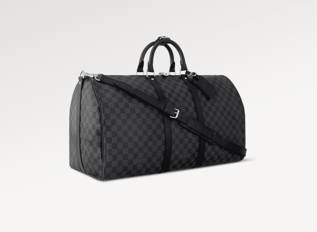 Louis Vuitton Keepal Bandouliere 55 Damier Graphite Duffle Bag ...